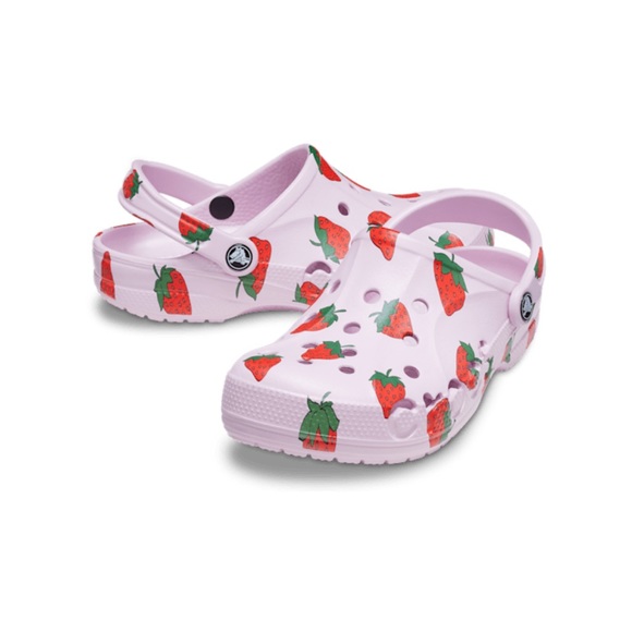 CROCS | Shoes | Crocs Mens Baya Seasonal Strawberry Printed Pink Rare ...